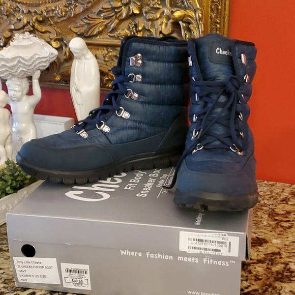 Tony Little | Shoes | Tony Little Cheeks Puffer Boots | Poshmark